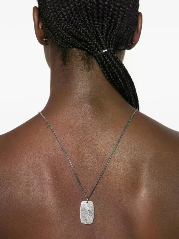 MAISON MARGIELA Engraved Dog-tag Necklace