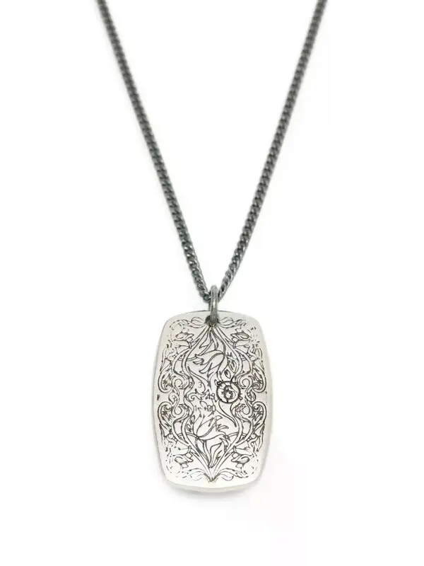 MAISON MARGIELA Engraved Dog-tag Necklace