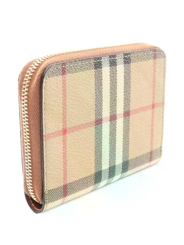 Burberry 2020s Check-pattern Zip-around Wallet