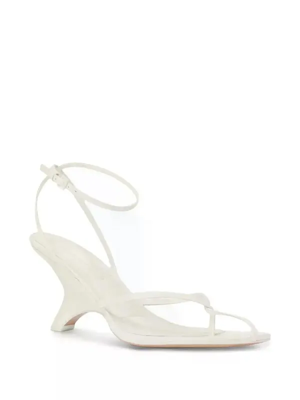 Simkhai Kelsey Leather Heel Sandals
