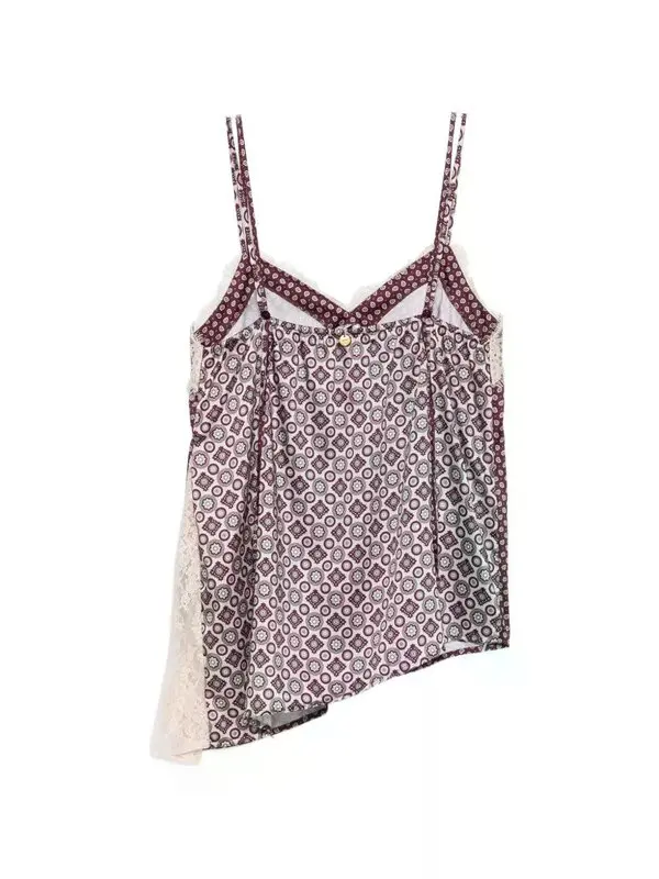 Liu Jo Lace-trim Asymmetric Top