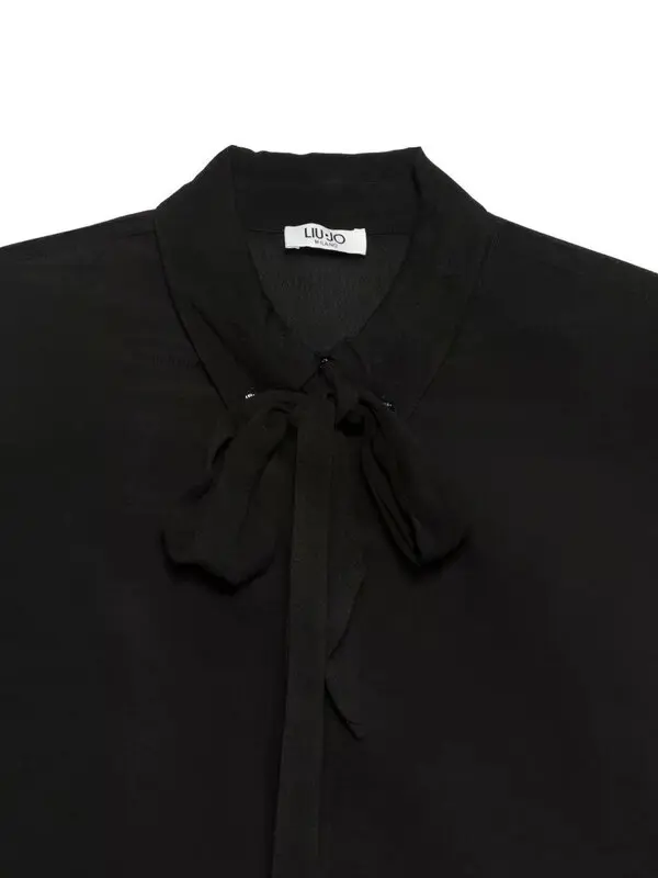Liu Jo Pussy-bow Shirt - Black