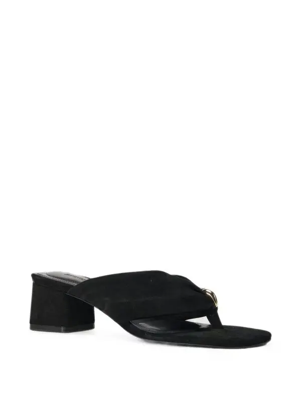 Simkhai Stella Block-heel Suede Sandals
