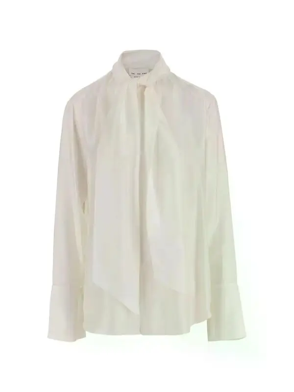 SA SU PHI Pussy-bow Long-sleeve Shirt