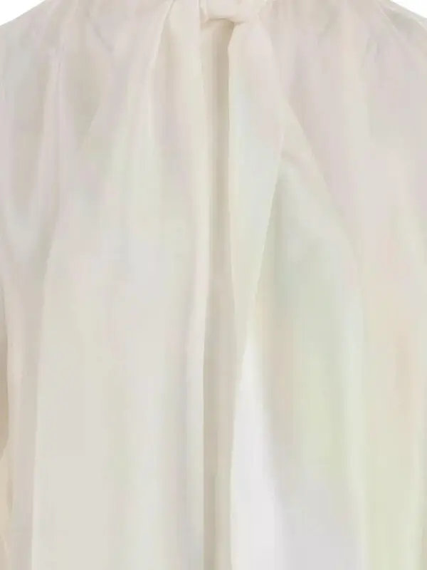 SA SU PHI Pussy-bow Long-sleeve Shirt