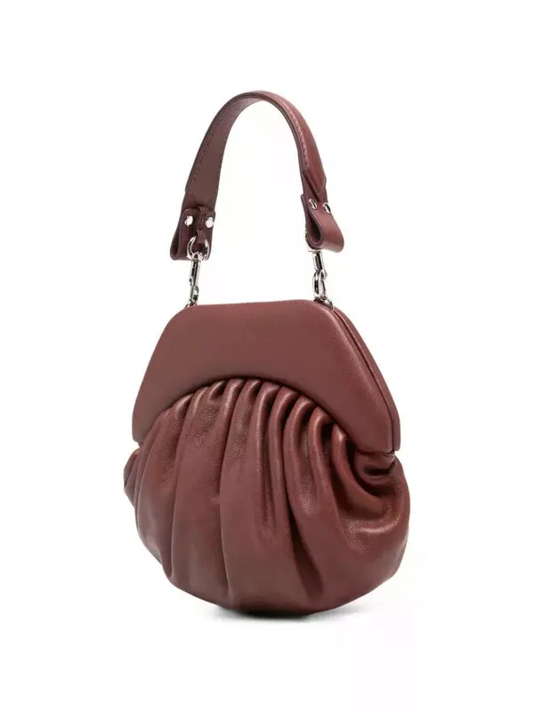 VIVIENNE WESTWOOD Brooke Leather Clutch Bag - Brown