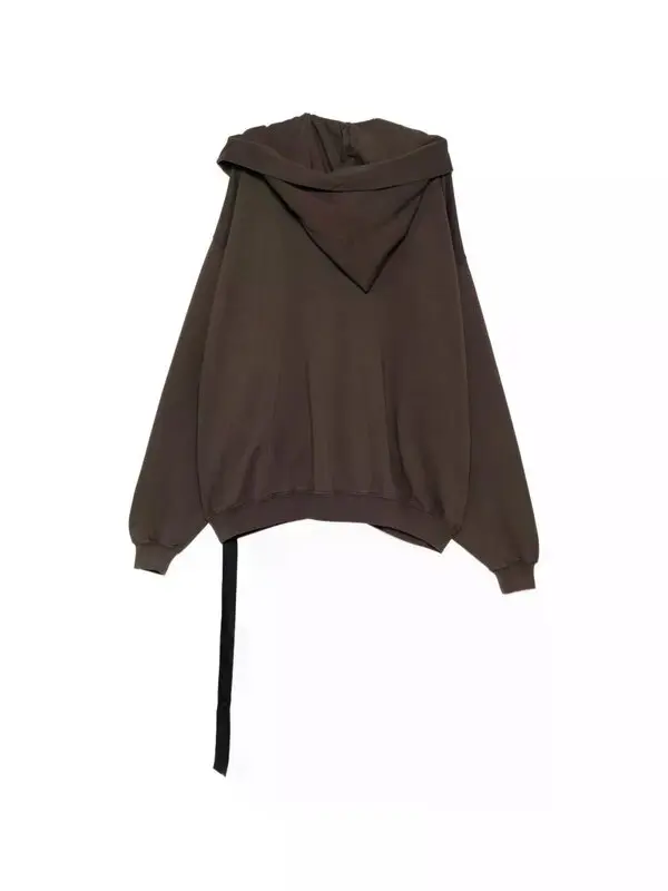 Rick Owens Mountain Zip-up Hoodie - Brown