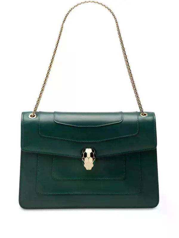BVLGARI 2010-2026 Medium Calfskin Serpenti Forever Shoulder Bag