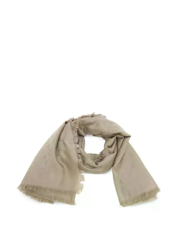 LOUIS VUITTON Classic Monogram Shawl - Neutrals