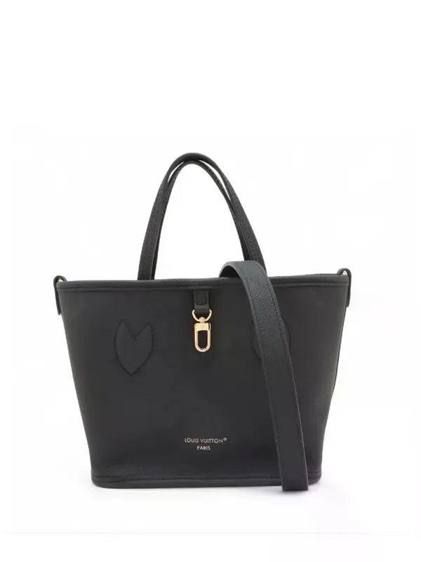 LOUIS VUITTON Monogram Neverfull Bandouliere Inside Out Bb Satchel - Black