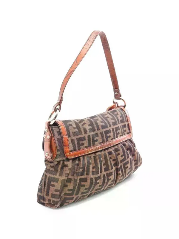 Fendi 2010s Zucca Shoulder Bag