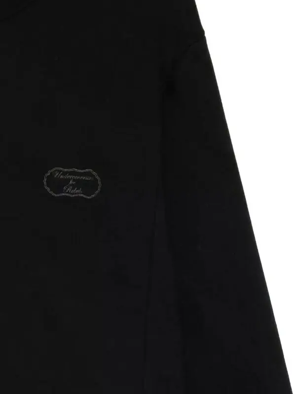 Undercover Zip-detail Embroidered Sweatshirt