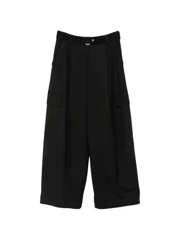 P.a.r.o.s.h Belted Wide-leg Cargo Pants