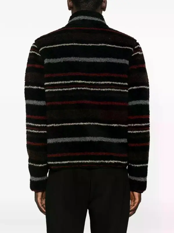 Moncler Striped Zip-up Cardigan
