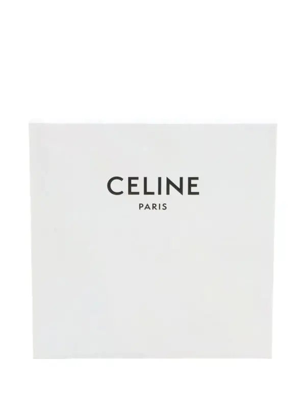 Celine Mini Calfskin Leather Triomphe Besace Crossbody Bag - Brown