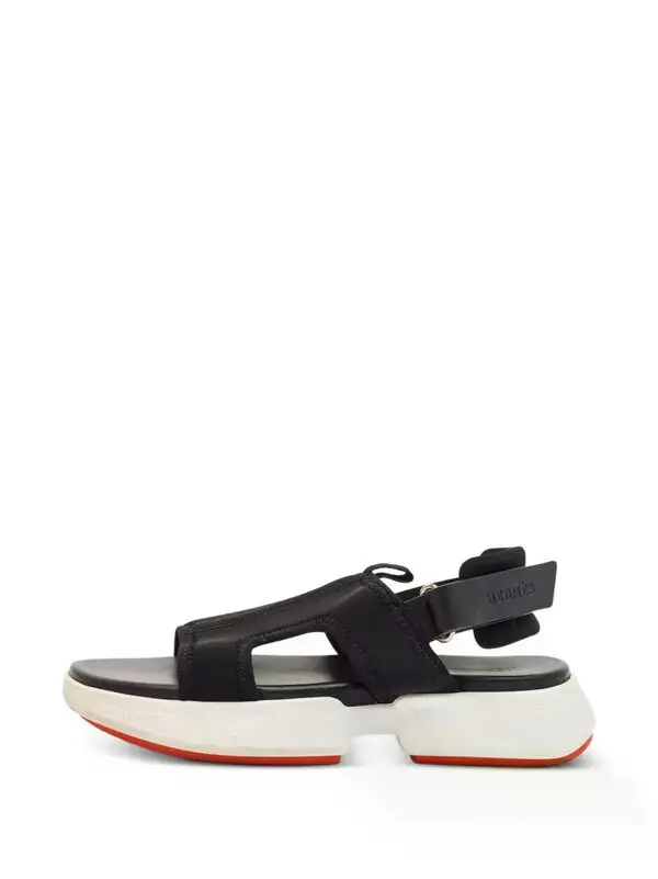 Hermès Gate Slingback Sandals With Chunky Rubber Sole