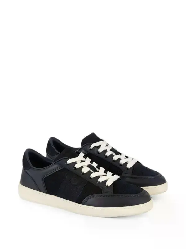 FERRAGAMO Low-top Sneakers With Gancini Detail