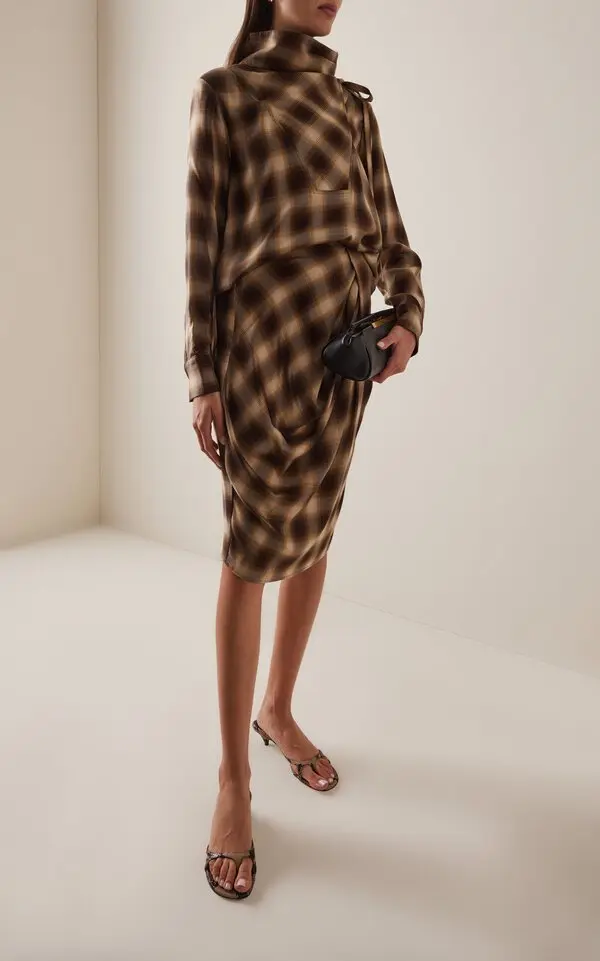 Co Workwear Tencel Plaid Shirt