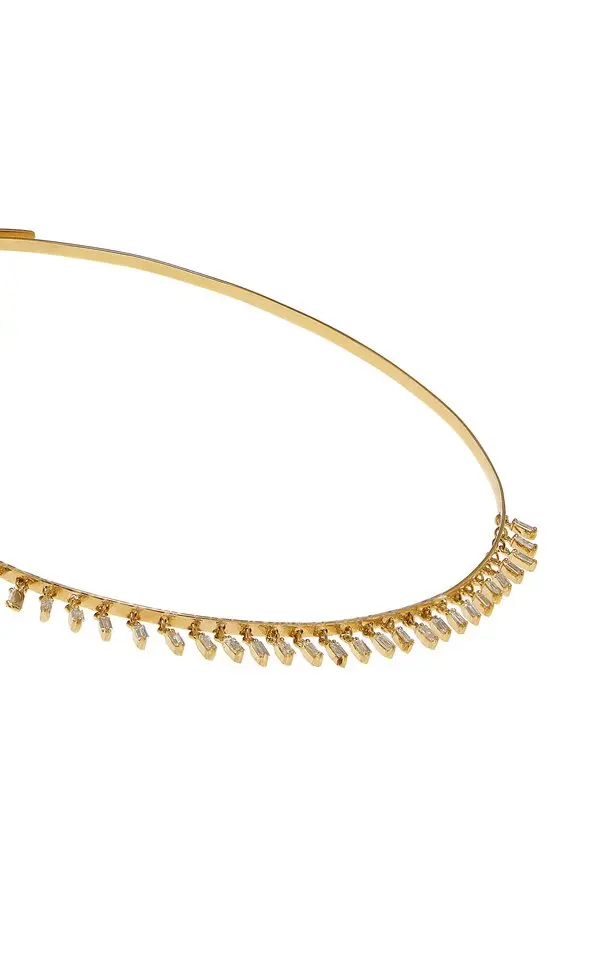 SUZANNE KALAN Dangling 18k Yellow Diamond Necklace