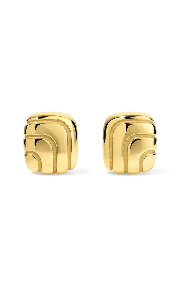 PAMELA ZAMORE Labyrinth Stud Earrings