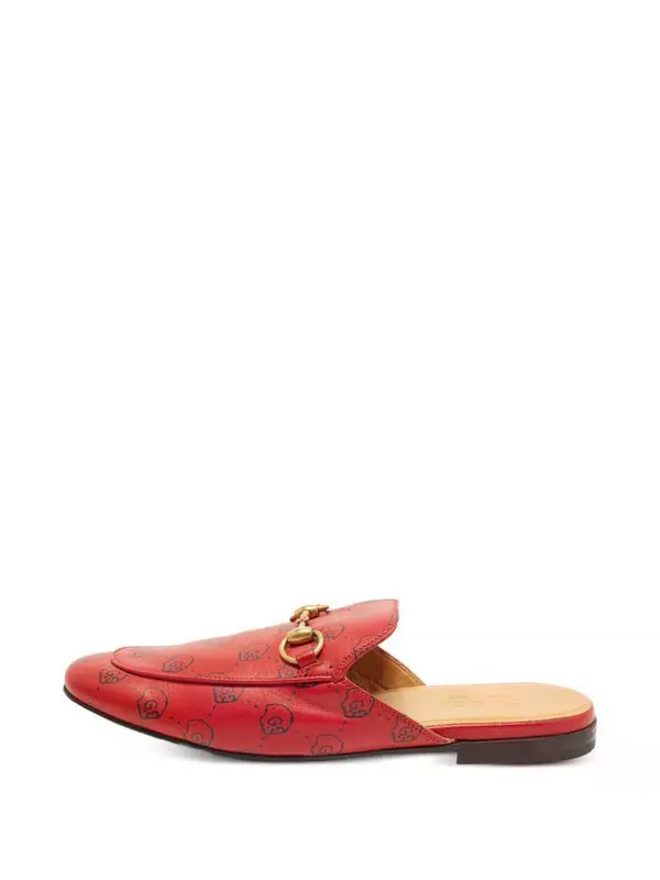 Gucci Princetown Gg Ghost Horsebit Mules