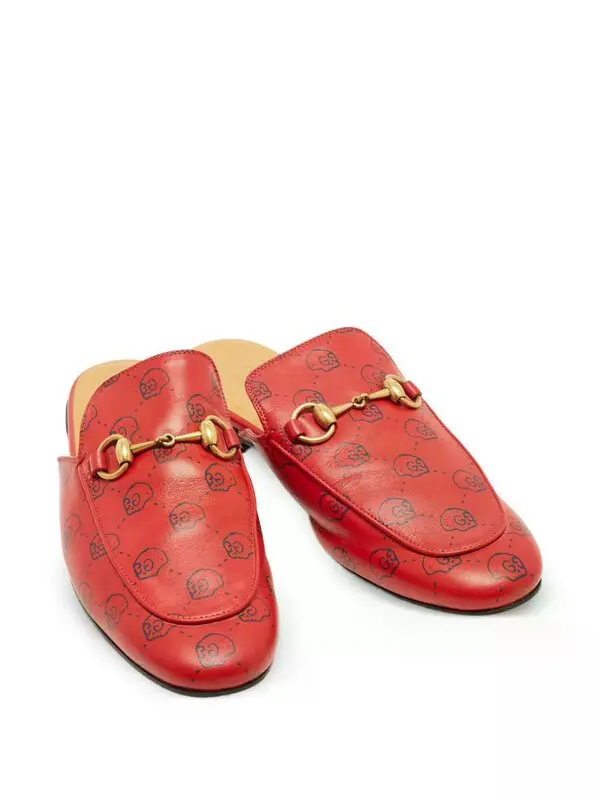 Gucci Princetown Gg Ghost Horsebit Mules
