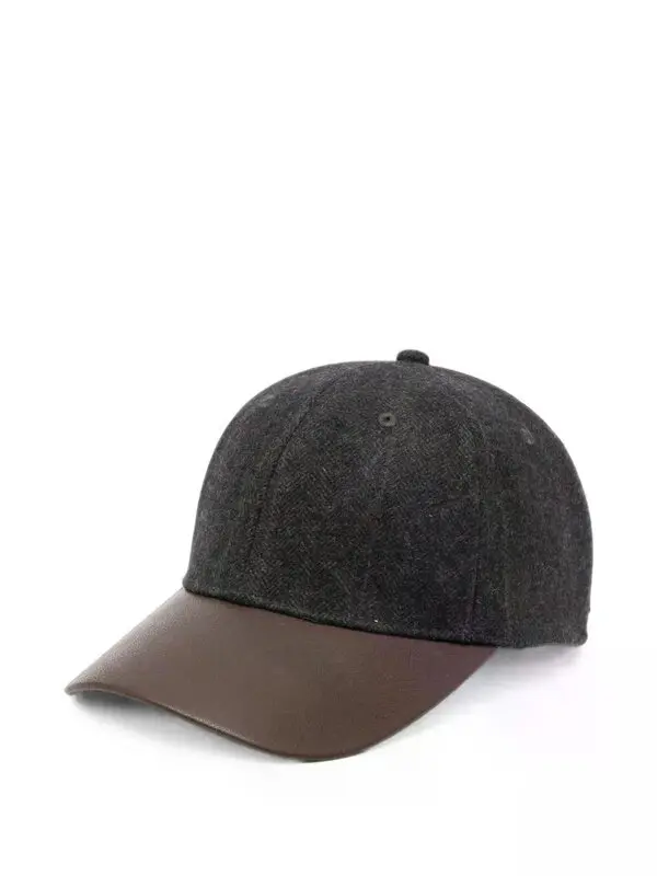 YERSE Herringbone Pattern Curved Peak Baseball Cap