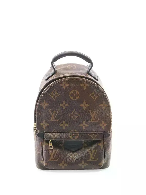 LOUIS VUITTON 2000-2026 Monogram Mini Palm Springs Backpack - Brown