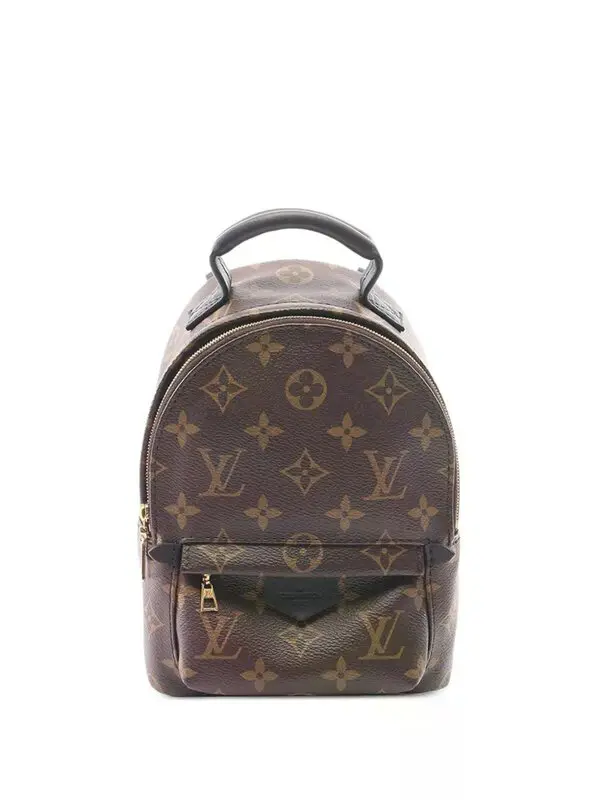 LOUIS VUITTON 2000-2026 Monogram Mini Palm Springs Backpack - Brown