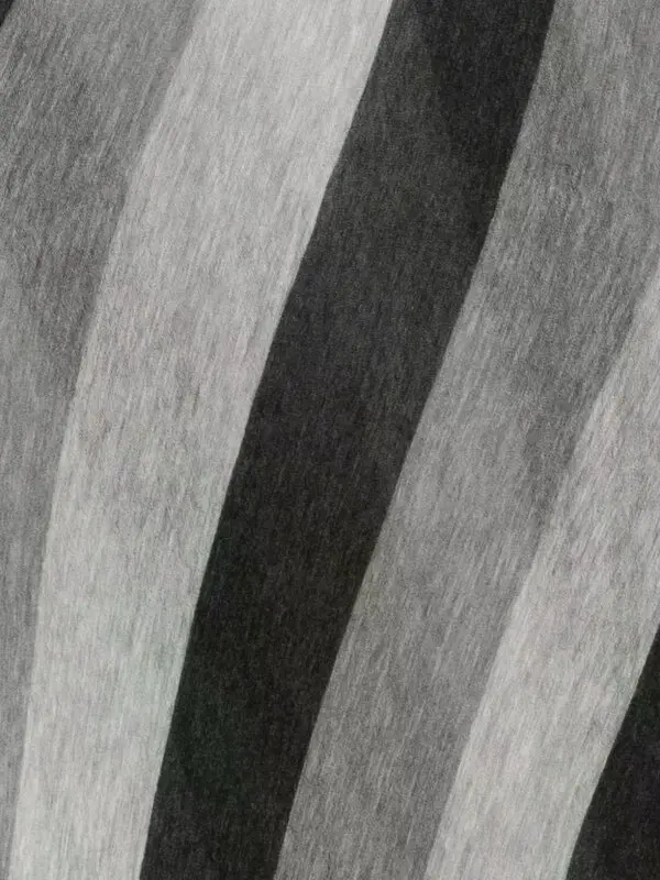 Botto Giuseppe Striped Triangular Scarf