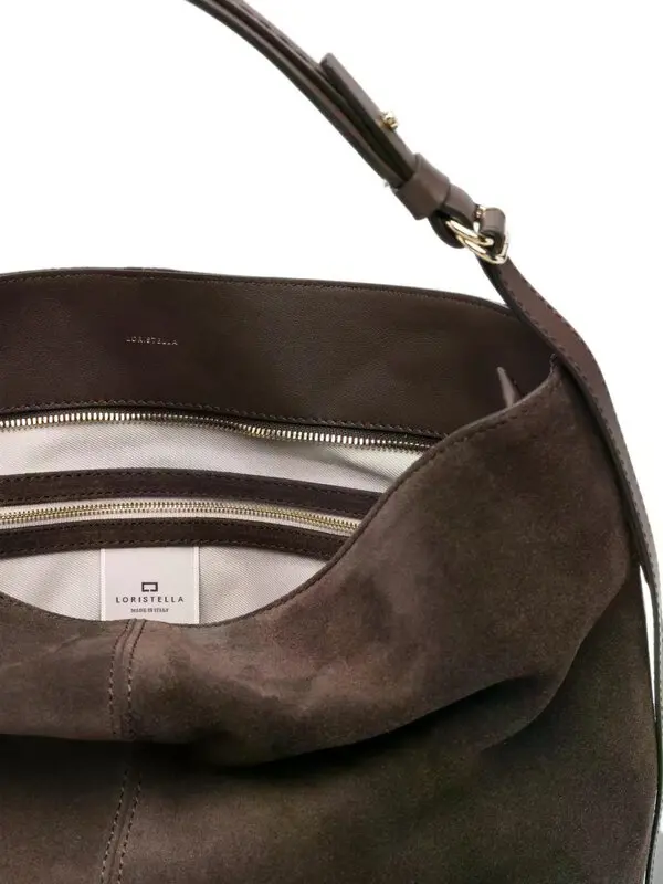 LORISTELLA Giorgia Suede Tote Bag