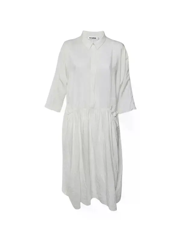 JIL SANDER Buttoned Midi Dress