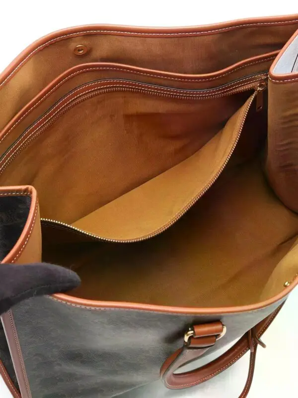 Celine 2010s Horizontal Cabas Triomphe Tote Bag