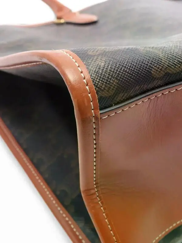 Celine 2010s Horizontal Cabas Triomphe Tote Bag