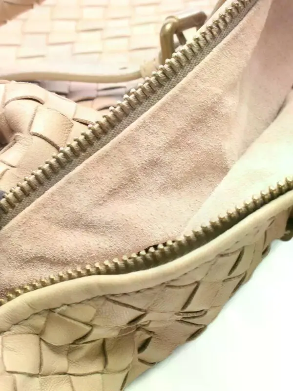 Bottega Veneta 2000s Intrecciato Shoulder Bag - Neutrals