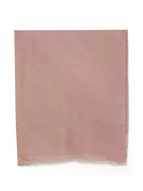 TWINSET Frayed-edge Scarf - Pink