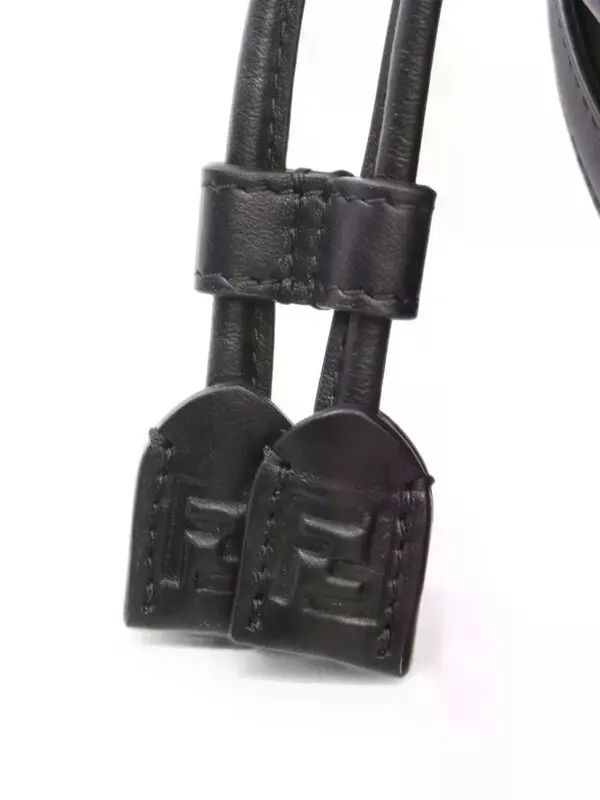 Fendi 2010s Ff Leather Backpack
