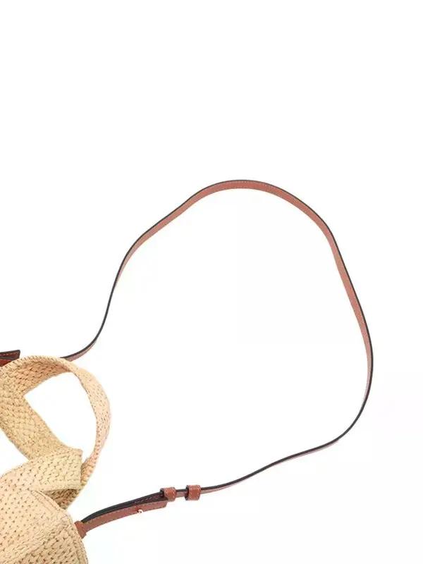 Loewe 2010-2026 Small Raffia Font Tote Satchel