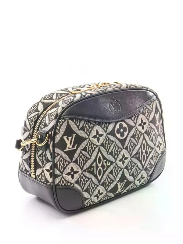LOUIS VUITTON Monogram Jacquard Since 1854 Deauville Crossbody Bag - Black