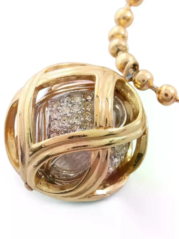 Dior 2010s Rhinestone-embellished Necklace