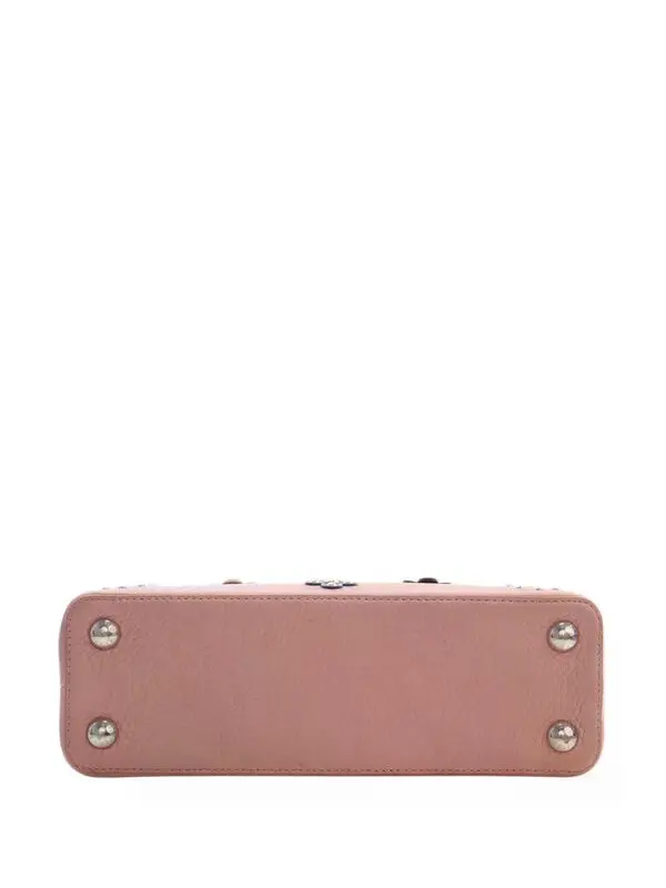 LOUIS VUITTON 2019 Taurillon Mechanical Flowers Capucines Bb Satchel