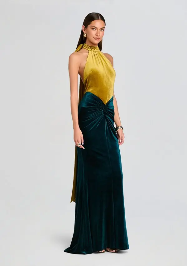 Retrofete Goleta Velvet Dress