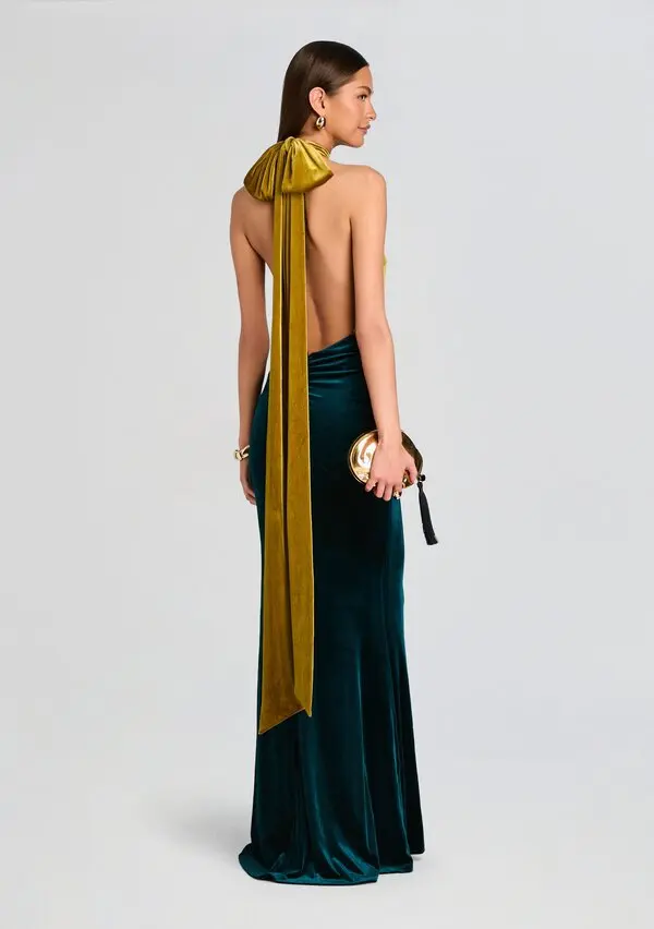 Retrofete Goleta Velvet Dress