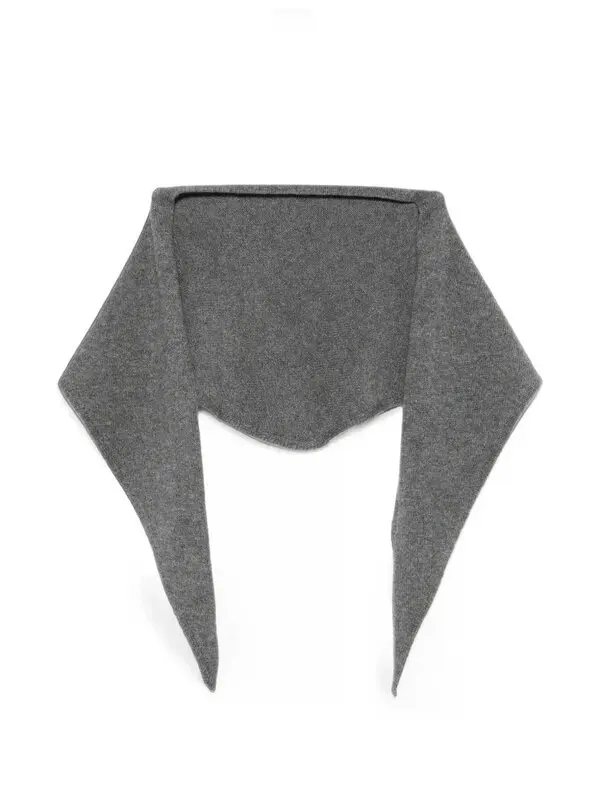 BEYOU Fine-knit Triangular Scarf