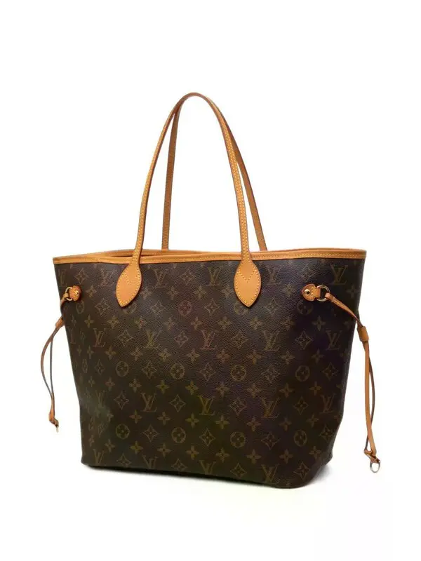 LOUIS VUITTON 2009 Monogram Neverfull Mm Tote Bag - Brown