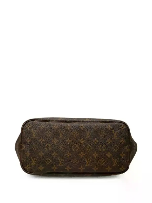 LOUIS VUITTON 2009 Monogram Neverfull Mm Tote Bag - Brown