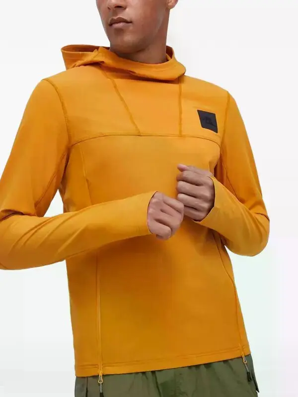 The North Face Logo-patch Panelled Hoodie