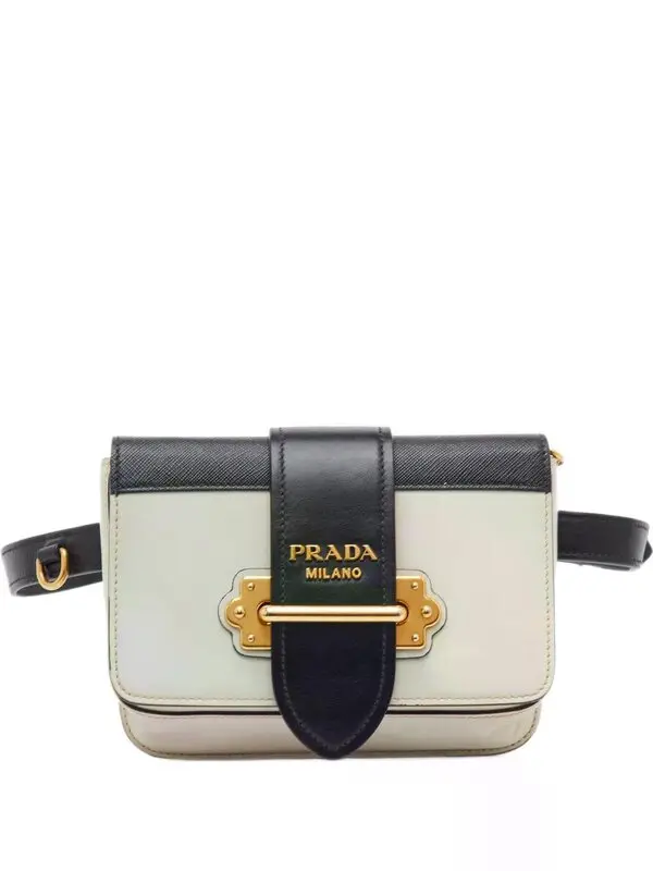 Prada Cahier Logo-detail Belt Bag