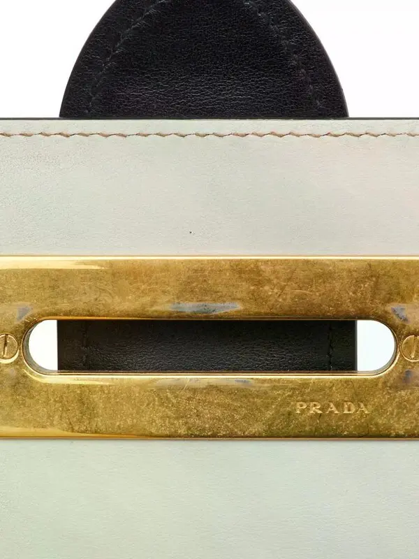 Prada Cahier Logo-detail Belt Bag - Neutrals