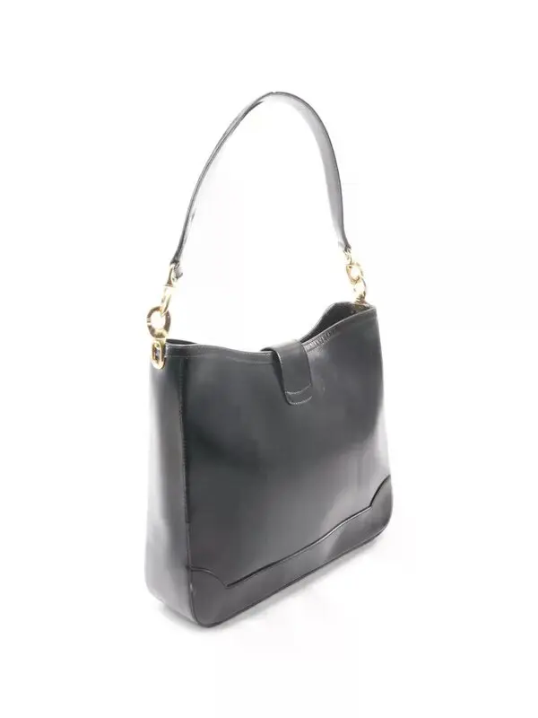 Celine Leather Turn-lock Tote Bag